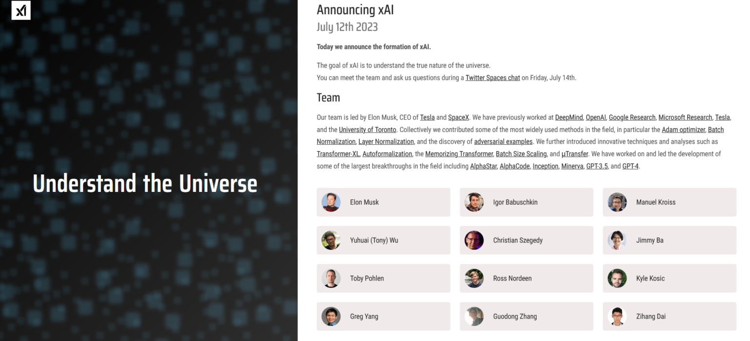 Elon Musk Launches xAI, a New AI Company to Understand the Universe ...