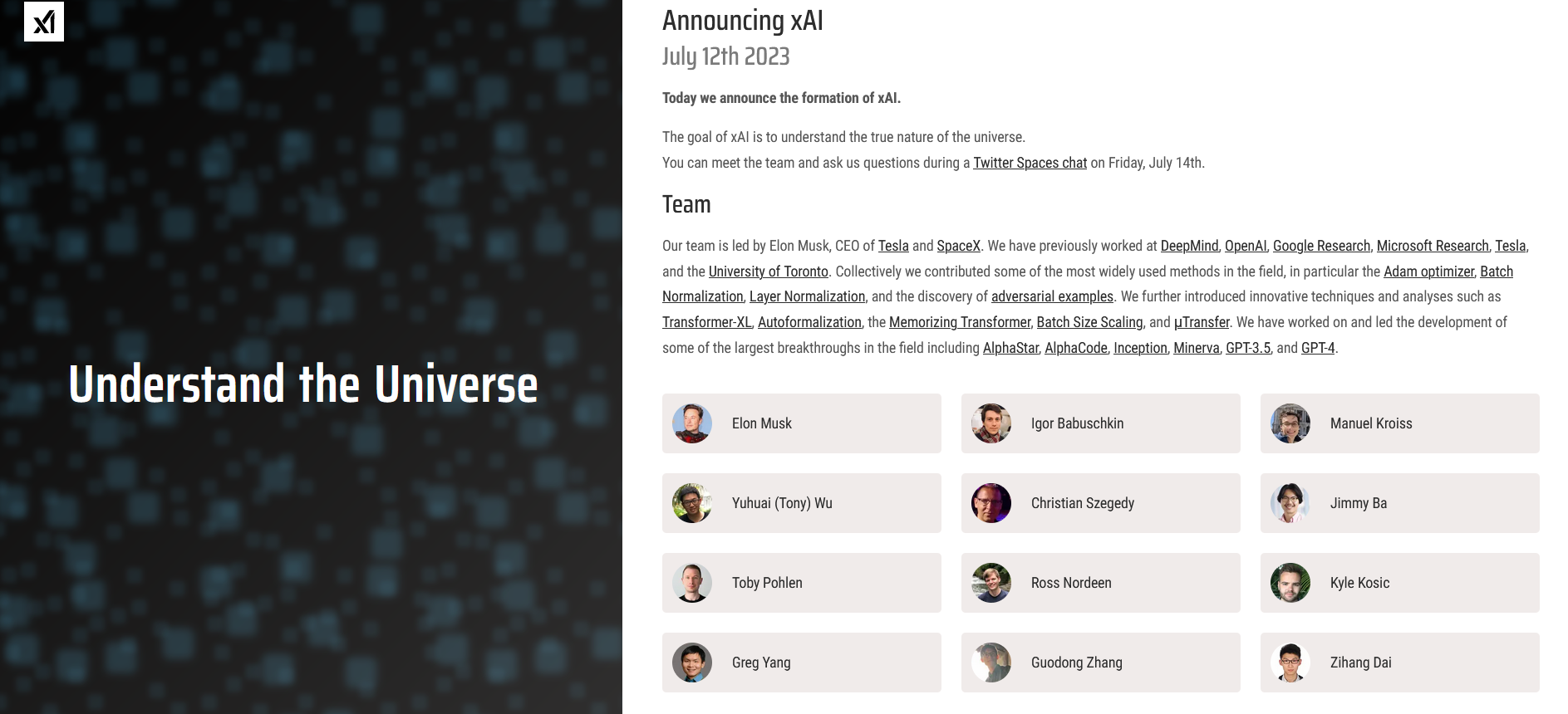 Elon Musk Launches xAI, a New AI Company to Understand the Universe - ByteBuzz